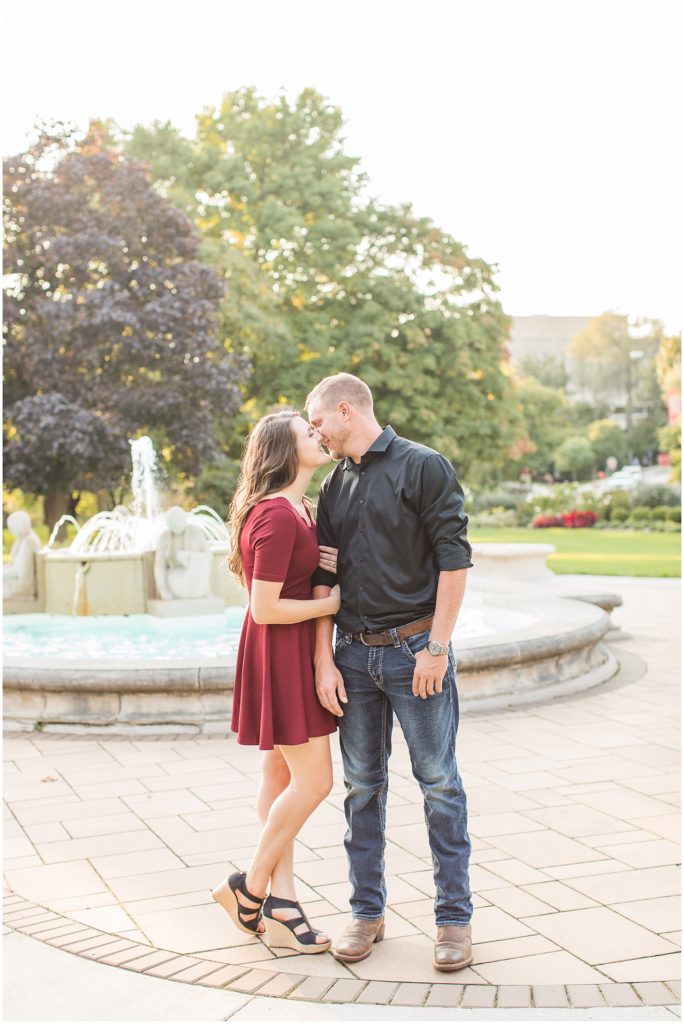 Ryan & Danielle's Engagement Session on the Iowa State University ...