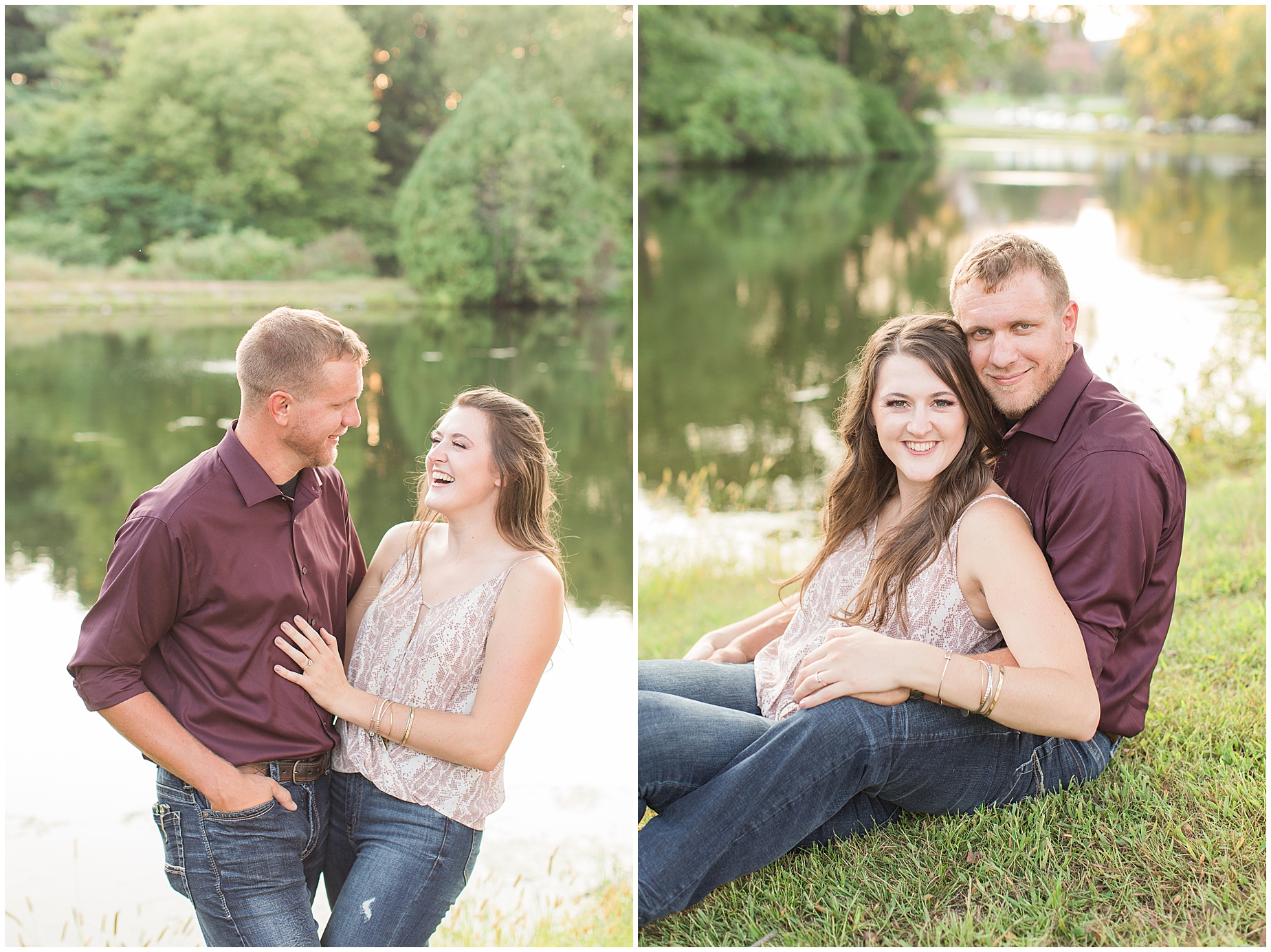 Ryan & Danielle's Engagement Session on the Iowa State University ...